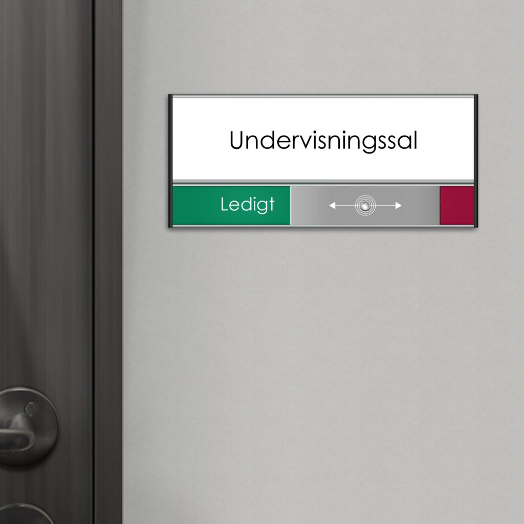 Rumsskylt Ledigt-Upptaget 216 x 93 mm - JC Gravyr & Tryck